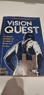 Terry Davis Vision Quest book Advance Reviewer copy; 05/19/2025; B885 ...