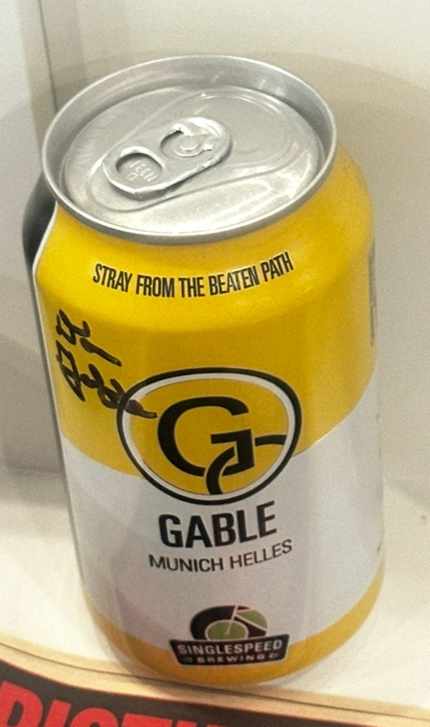 Signed Dan Gable Beer | eHive