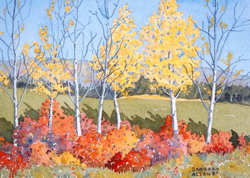 Autumn in Alberta; Barbara Allen; 1989; PC-1992-30 | eHive
