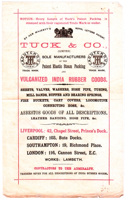 Advertising Leaflet. Tuck & Co.; BC0082 | eHive