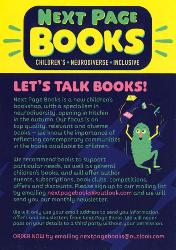 Flyer for Next Page Books; Next Page Books; 2021; 2021.32 | eHive
