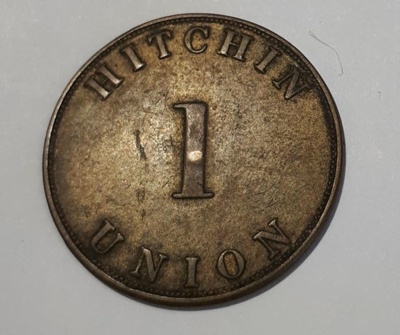 Hitchin Union Workhouse token; 1840; 4749 | eHive