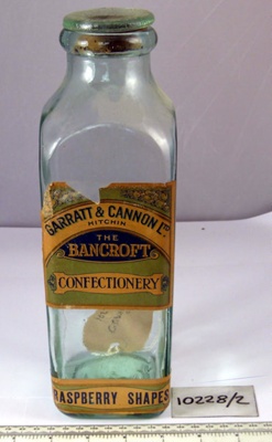 Garratt and Cannon sweet jar; Garratt & Cannon; 1910-1960; 10228/2 | eHive