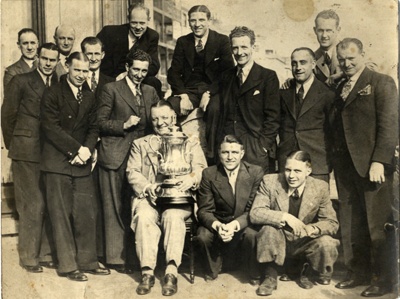 Photoprint of the FA Cup winning Arsenal team; 1936; 11470 | eHive