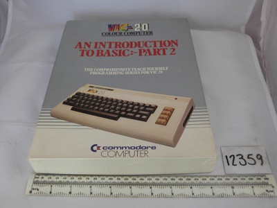 An Introduction to Basic - Part 2; Commodore; 1981; 12359 | eHive