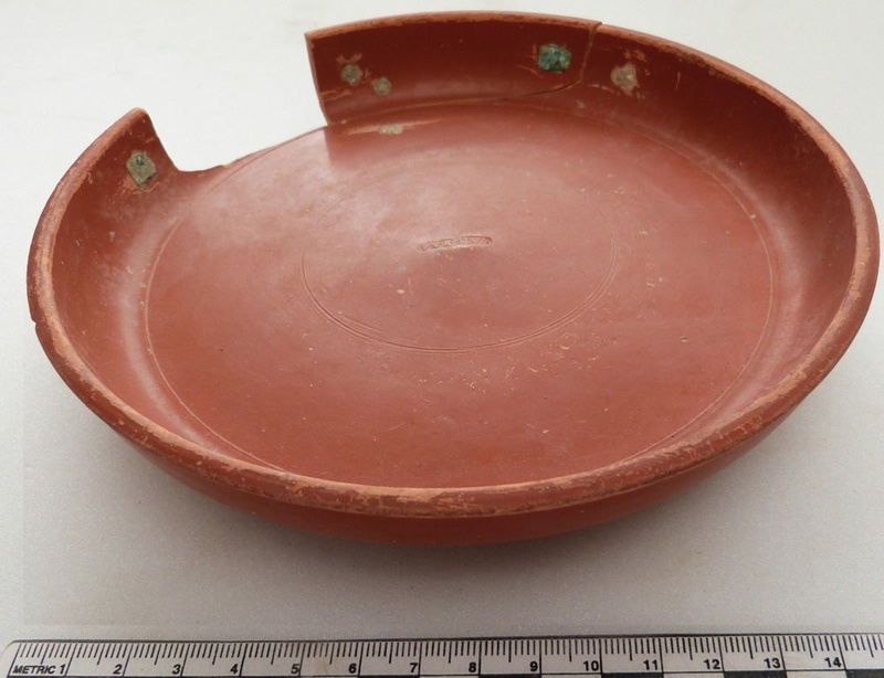 Samian platter; AD 40-65; Condatomagus; France, Aveyron, Millau, La ...