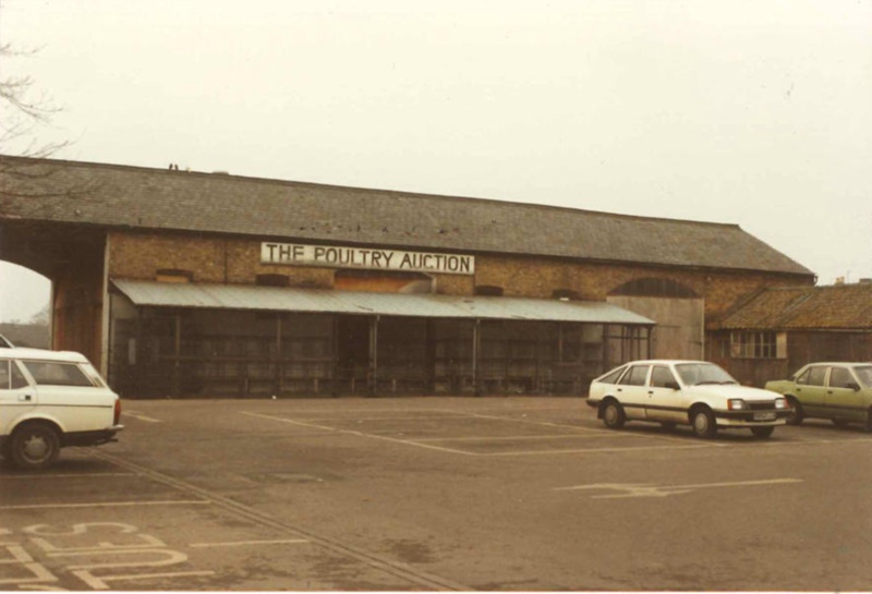 Photograph of The Lairage Poultry Auction site; Dieuwke Swain; 1987-88 ...
