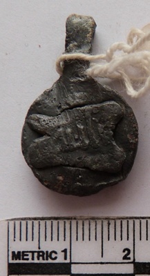 Lead cloth seal; 1200-1900; 1978.91 | eHive