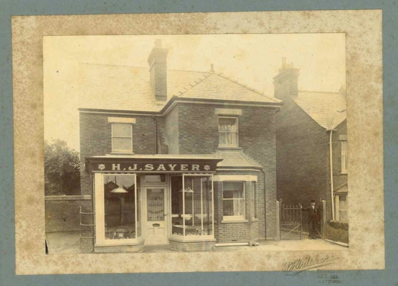 Photograph of the Sayer family shop; W J Wilshere; c.1912-1926; 2020.3. ...