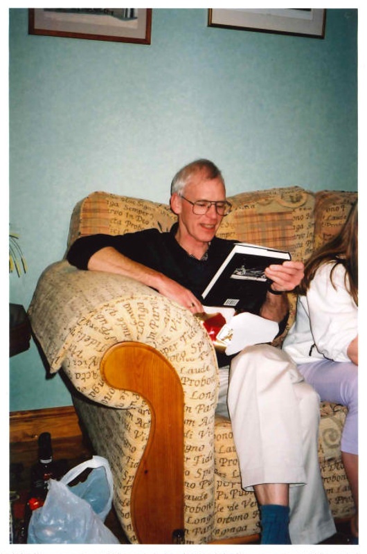 Photograph of Bob Prebble and his book; Fujifilm; c.2002; 2022.86 | eHive