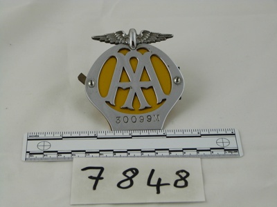 AA badge; Automobile Association; 1937-1945; 7848 | eHive