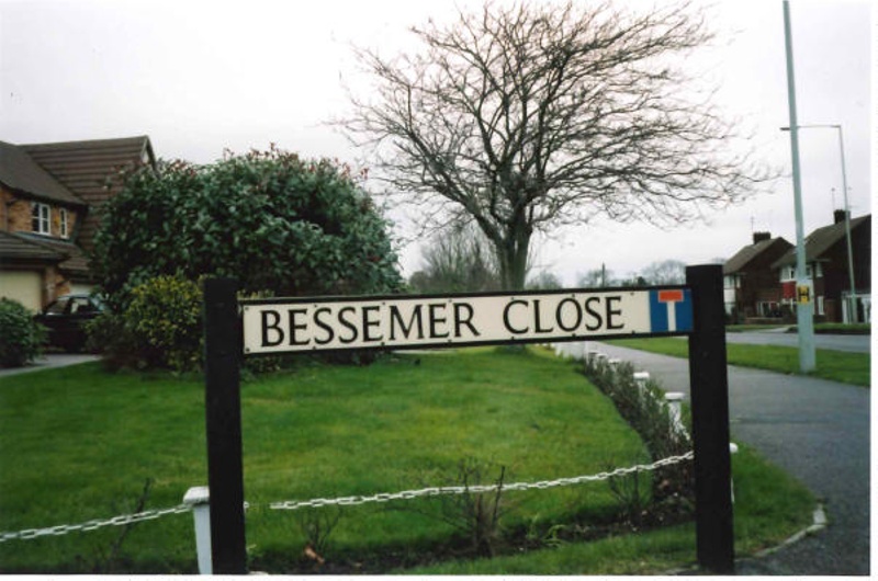 Photo of Bessemer Close sign ; Bob Prebble; Post 1988; 2022.77 | eHive