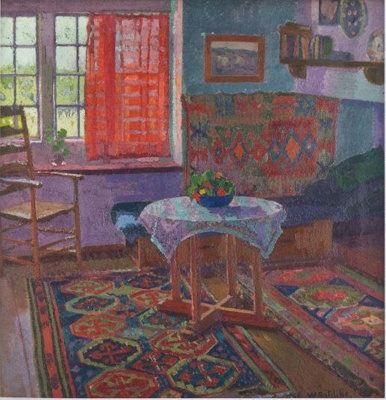 The Red Curtain by William Ratcliffe; William Ratcliffe; c.1916; 2021. ...