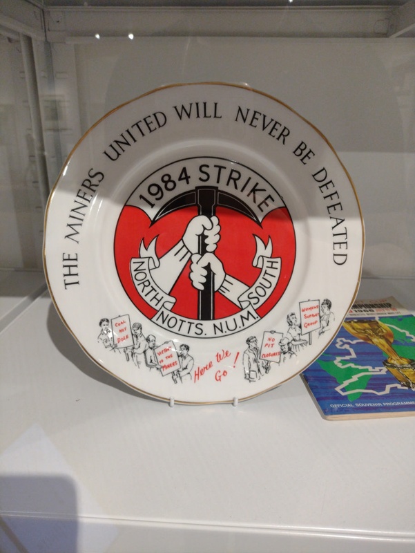 Miners' strike commemorative plate; c.1984; 13196 | eHive