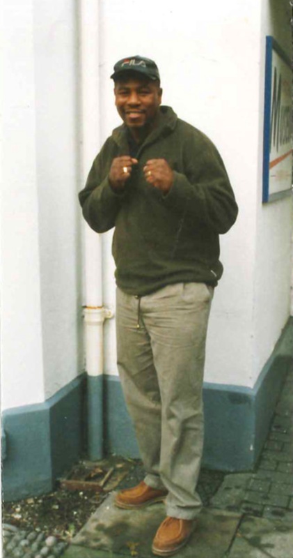 Photo of Andy Straughn outside Hitchin Museum; Bob Prebble; 1999; 2022. ...