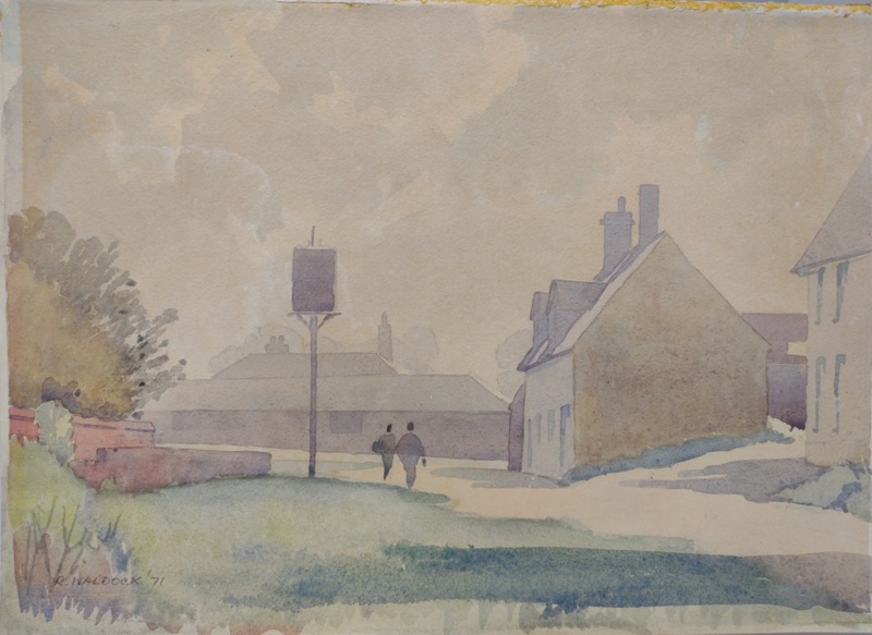 Watercolour of Preston; Waldock, Robert; 1971; 2024.48.2 | eHive