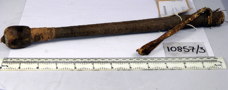 Poacher’s wood and leather cosh; 1800-1850; 10857/3 | eHive