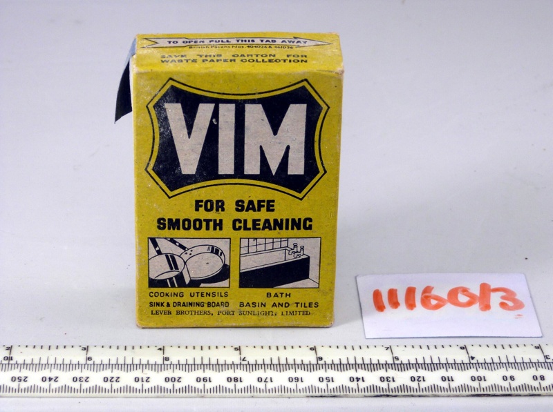 ‘Vim’ scoring powder; Lever Brothers; 1950-1955; 11160/3 | eHive