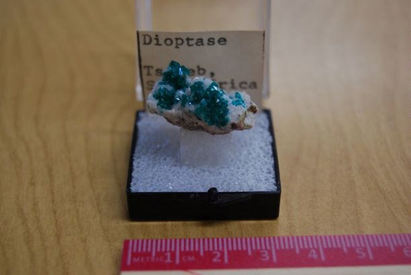 Dioptase; Mineralogy; Tsumeb, Oshikoto Region, Namibia; ABM 947 | eHive