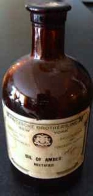 Oil of Amber, Rectified; Fritzsche Brothers; 1940s-50s; Fincham ...