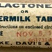 Lactone or Buttermilk Tablets; Parke, Davis & Company; 1920s; Fincham ...