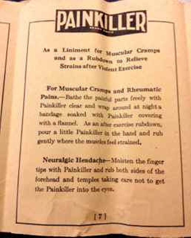 Perry Davis Painkiller; Davis & Lawrence Company; 1845; Fincham ...