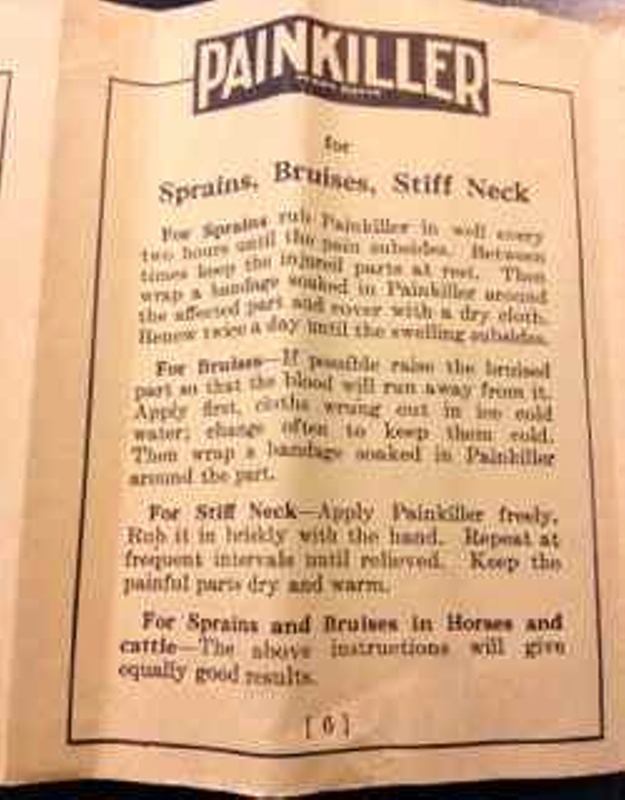 Perry Davis Painkiller; Davis & Lawrence Company; 1845; Fincham ...