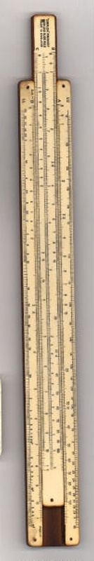"Simplon" Primary (Log Log) Slide Rule with original case, from New ...
