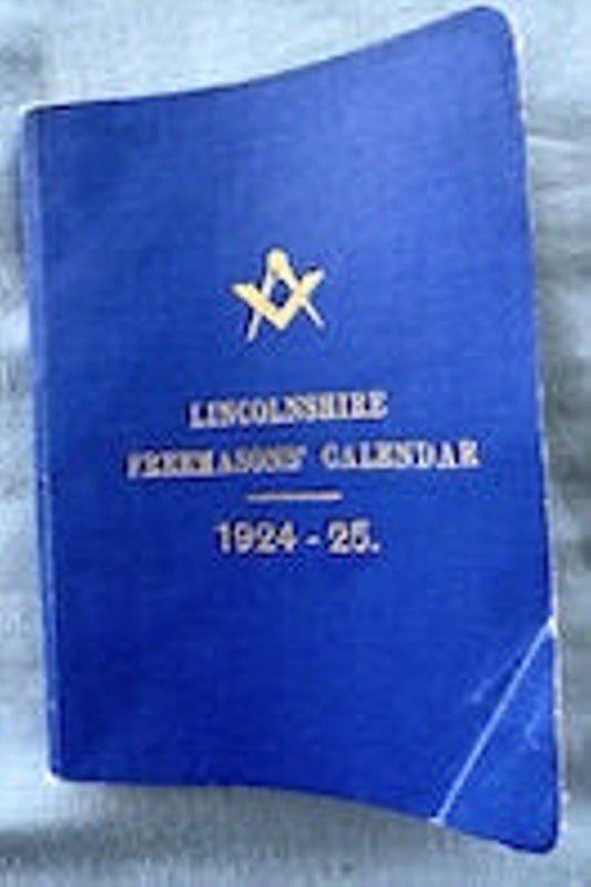 Lincolnshire Freemasons' Calendar; C352 | eHive