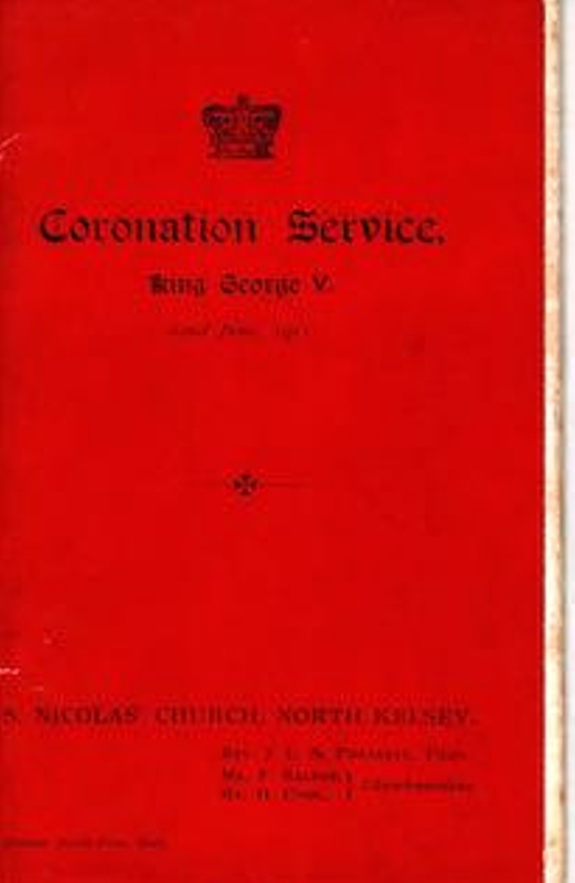Coronation Service King George V Book; C0062 | eHive