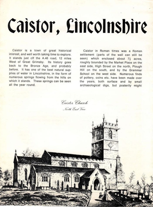 Caistor Guide Pamphlet; Caistor Town Council; L/CAICH/2020/36 | eHive