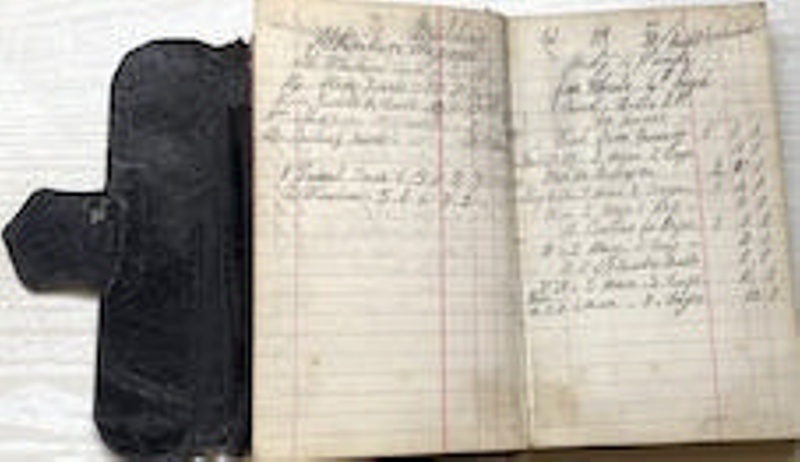 1884 John Frankish Memorandum Book; C153 | eHive