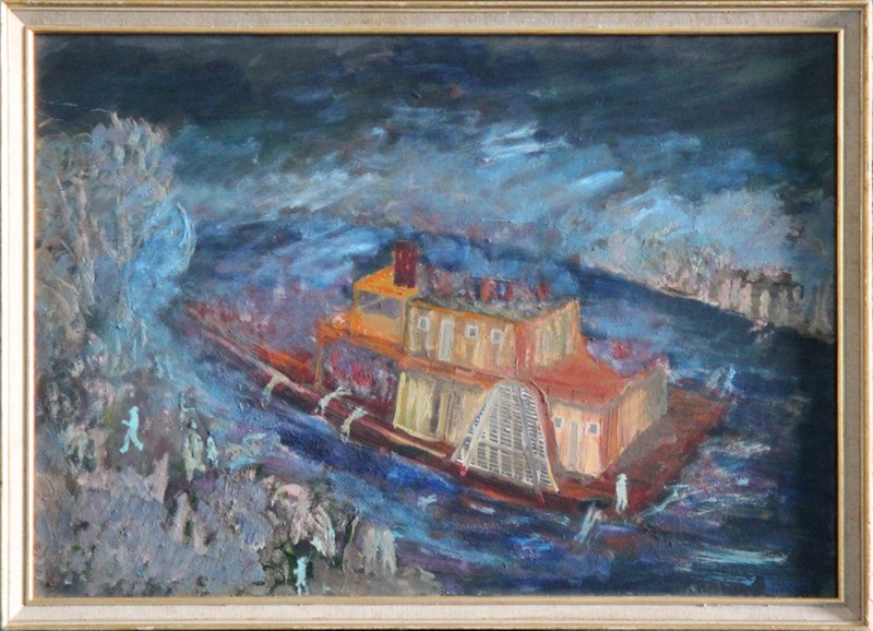 Burning of the Rodney on the Darling; Rathbone, G.M.; 477 | eHive