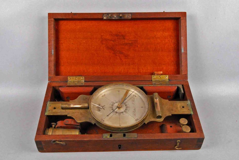 Surveyor's Compass; Richard Patten, New York; 1840-1860; 1333 | eHive