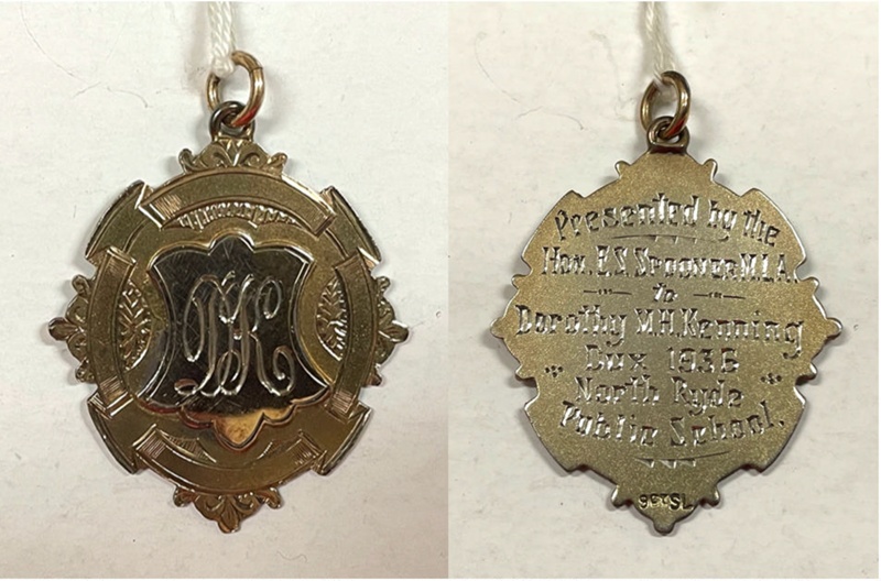 Dux medal; 1936; 2000-53-0 | eHive