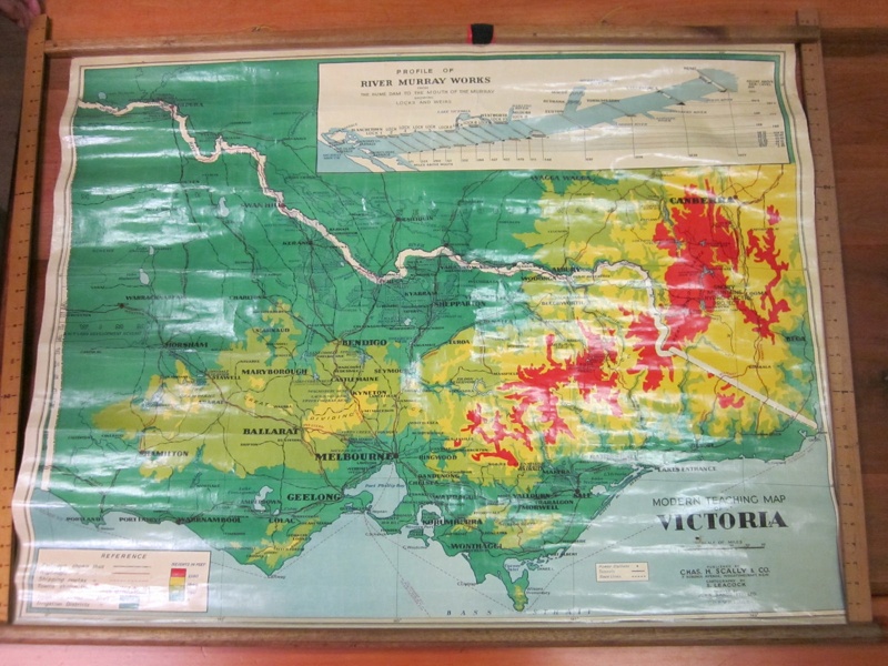 Modern Teaching Map of Victoria; Chas H. Scally and Co; 2012-74 | eHive