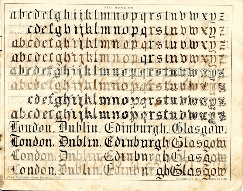 Vere Foster's Copy Book No 10 by Emily Cunynghame; Blackie & Son ...