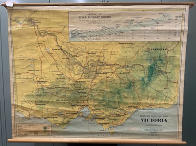 Modern Teaching Map of Victoria; Chas H. Scally and Co; 2012-85 | eHive