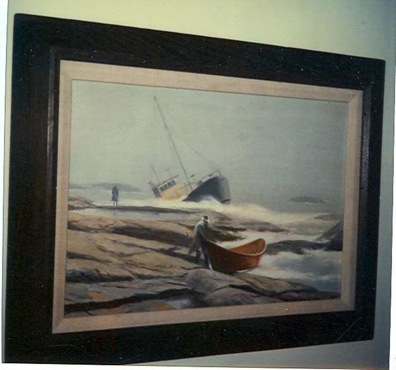 Gloucester Shipwreck; Alexander Farnham (American, b. 1926); 20th ...