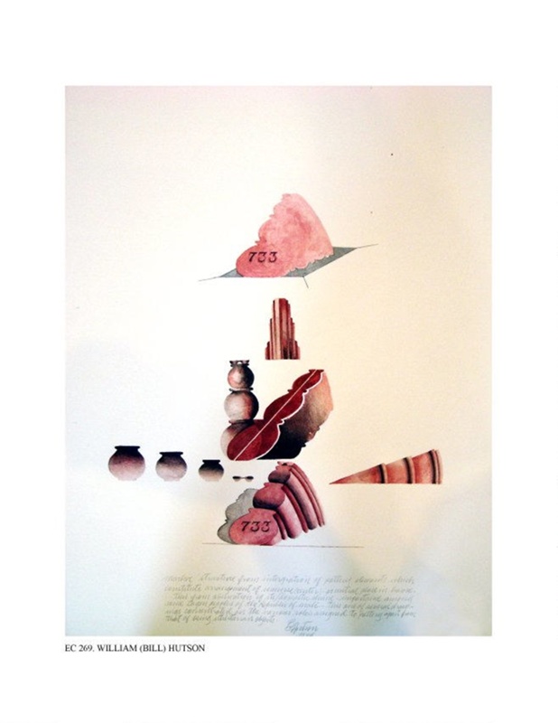 Market Structure; Bill Hutson (American Painter b. 1936); 1977; EC269 ...