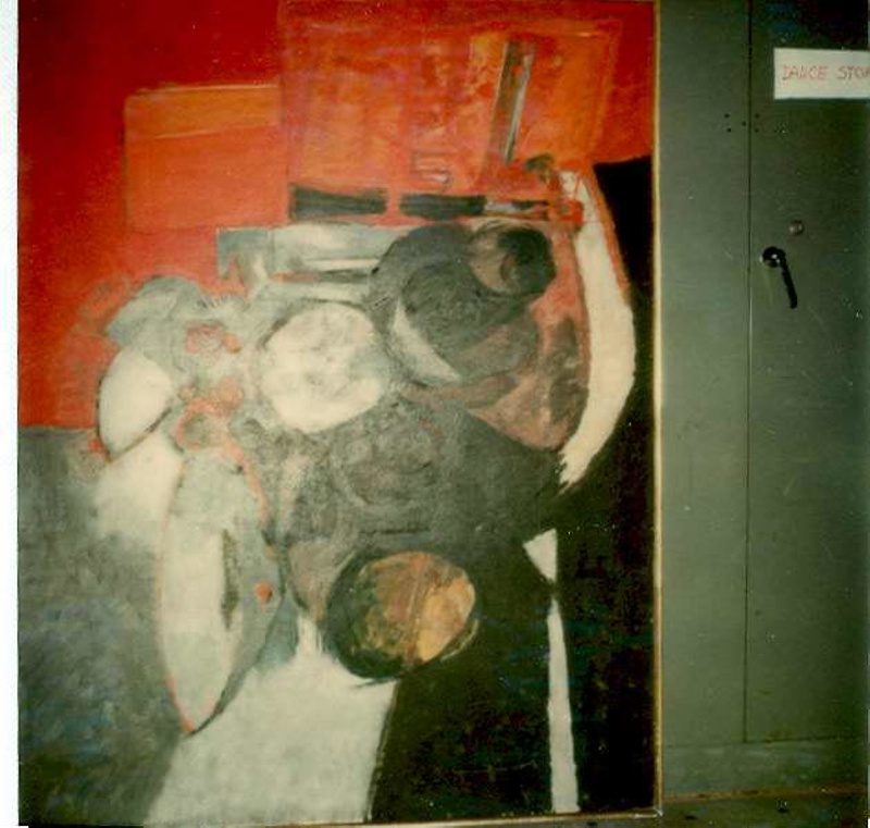 Abstraction; Bernard Dufour (French painter, b. 1922); 20th century ...