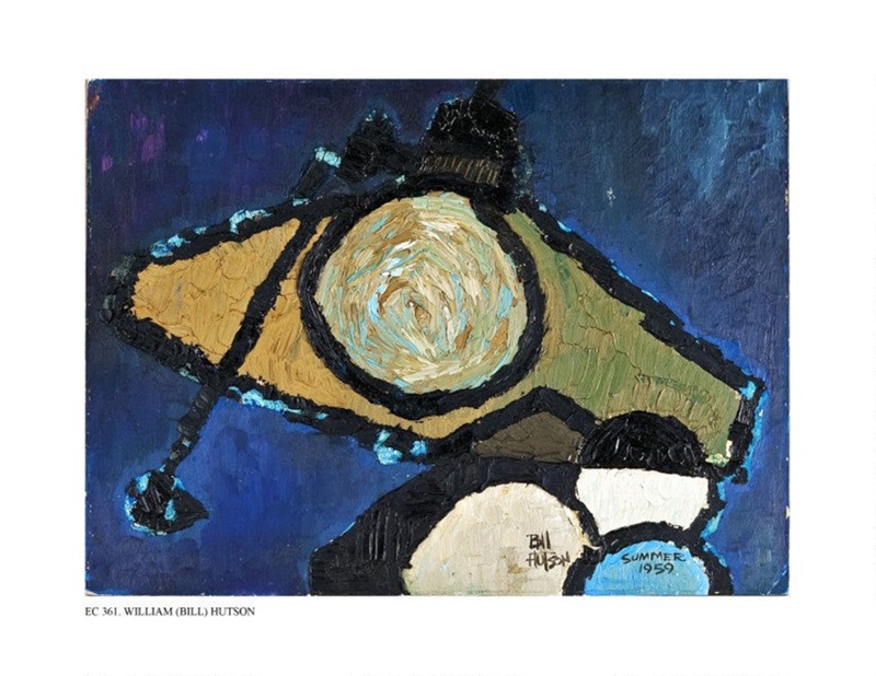 Untitled Abstract; Bill Hutson (American Painter b. 1936); 1959; EC361 ...