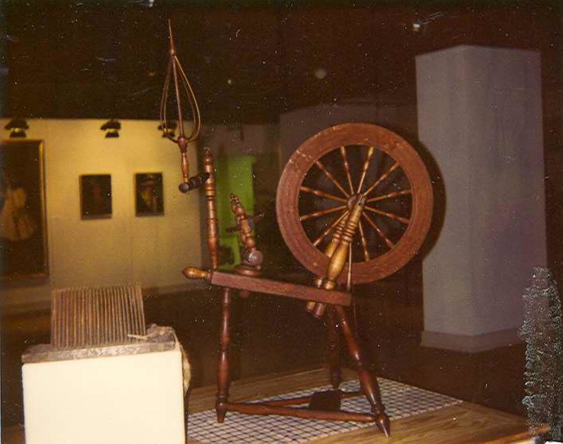 Flax Spinning Wheel; D. B. Klein; 1830-1900; 4414 | eHive