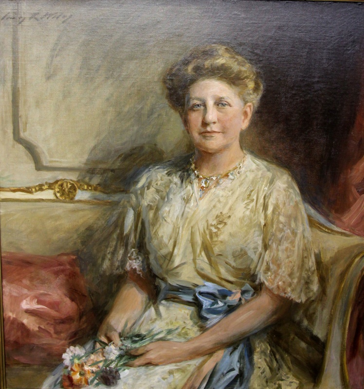 Portrait of Sarah Riegel Fackenthal; Irving Ramsay Wiles (American ...