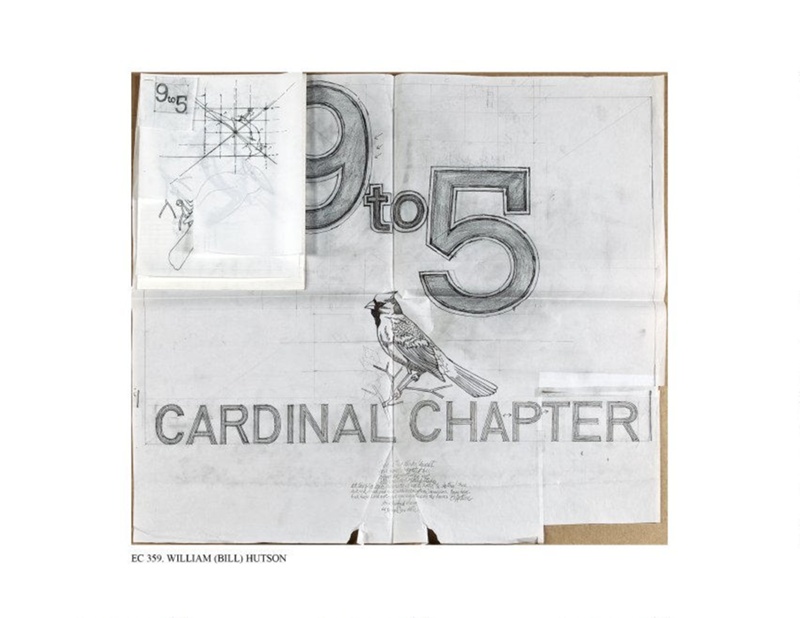 9 to 5 Drawings; Bill Hutson (American Painter b. 1936); n.d.; EC359 ...