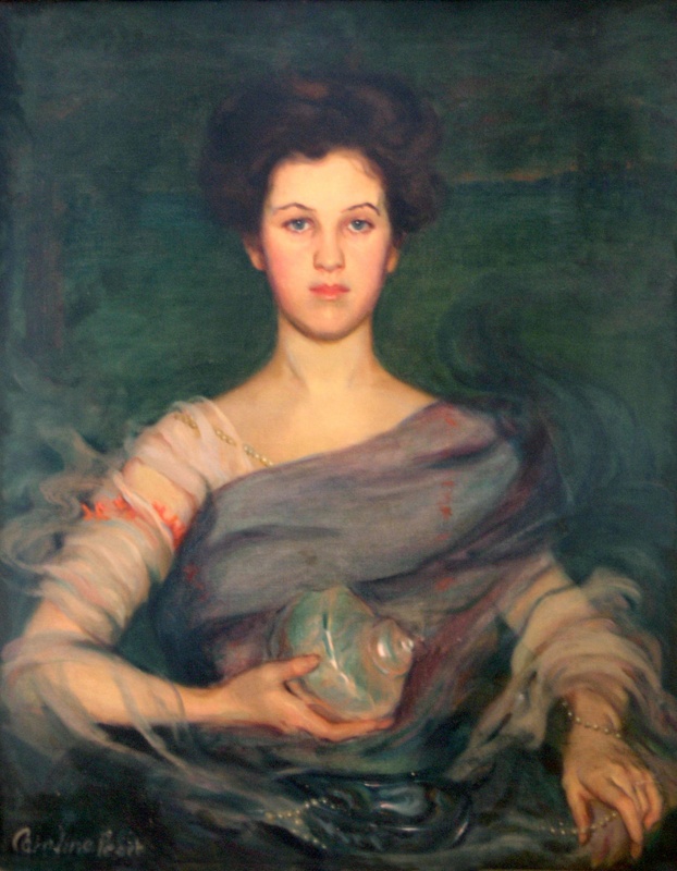 A Sea Breeze (Alice Staman); Caroline Peart (American, 1870-1963); 19th ...