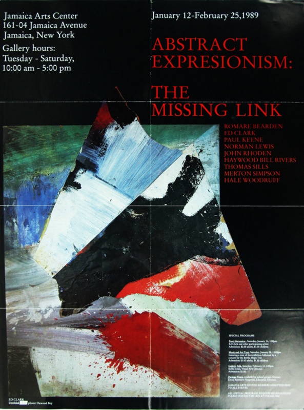 Abstract Expressionism: The Missing Link. Jamaica Arts Center, NY ...