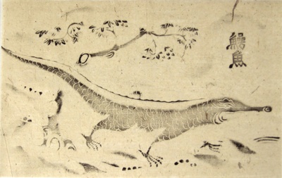 Bas Relief of Alligator; unknown; EC890P | eHive