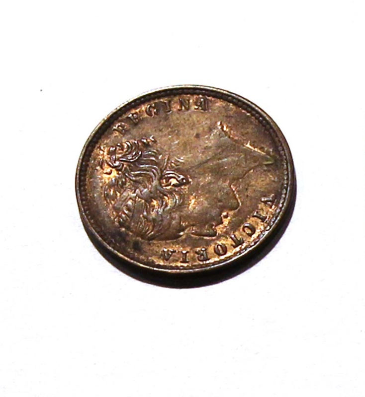 Victoria Regina profile game token; Unknown; c. 1850; 2012.00.49 | eHive