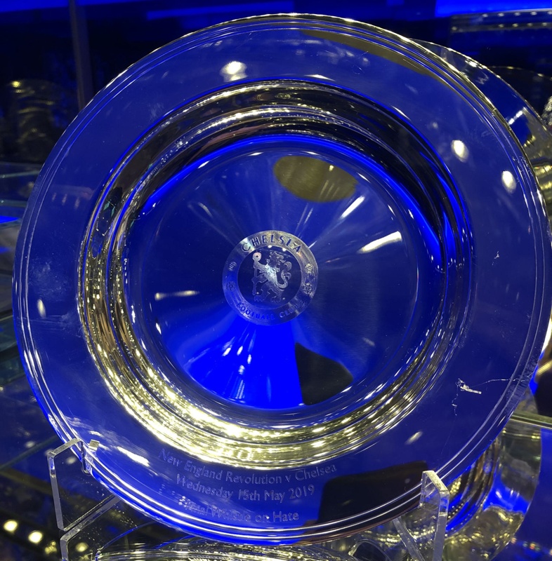 Chelsea FC (New England Revolution) Gift - Presentation Plate - 2019 ...